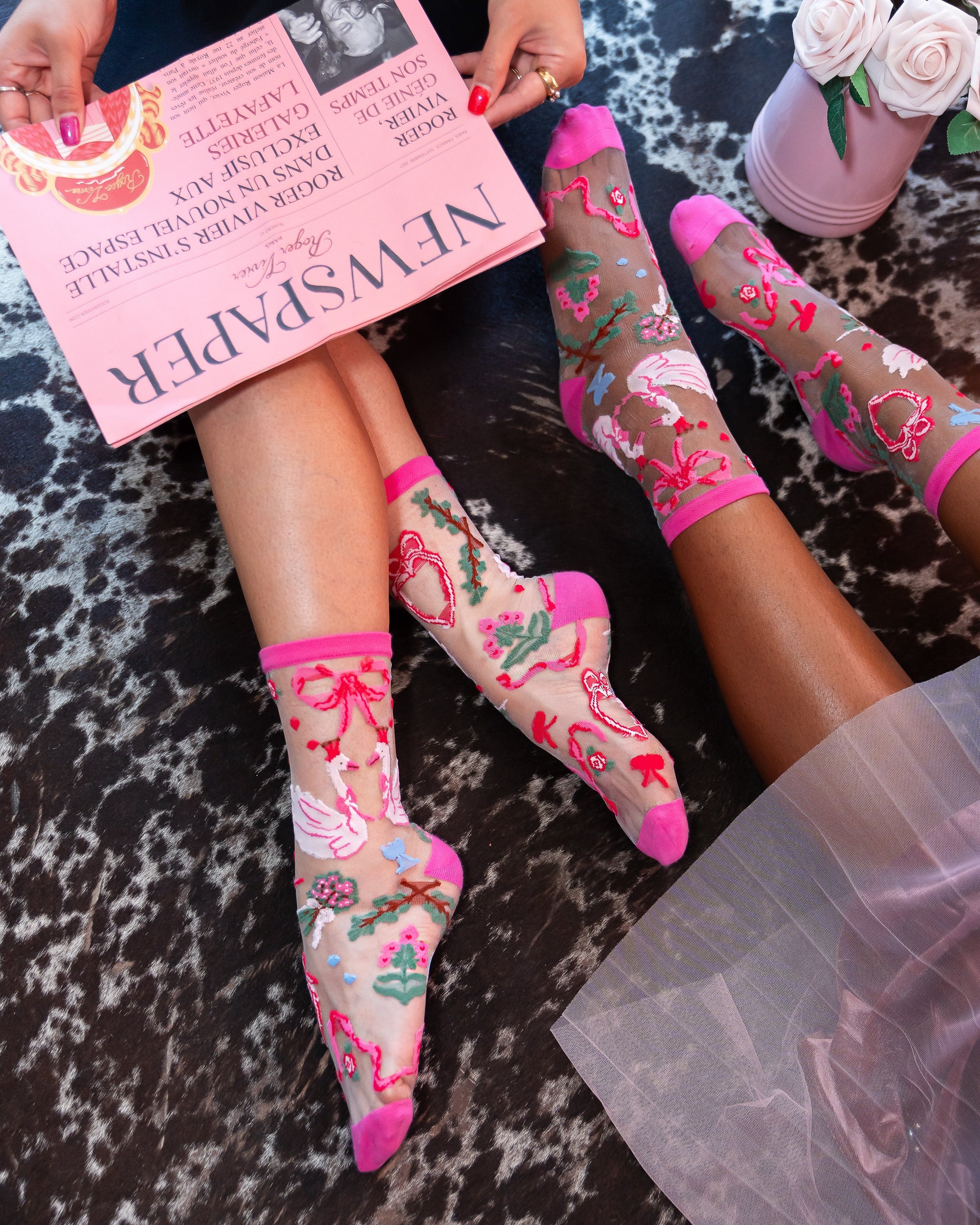 Balletcore Sheer Sock for Women - Sock Candy