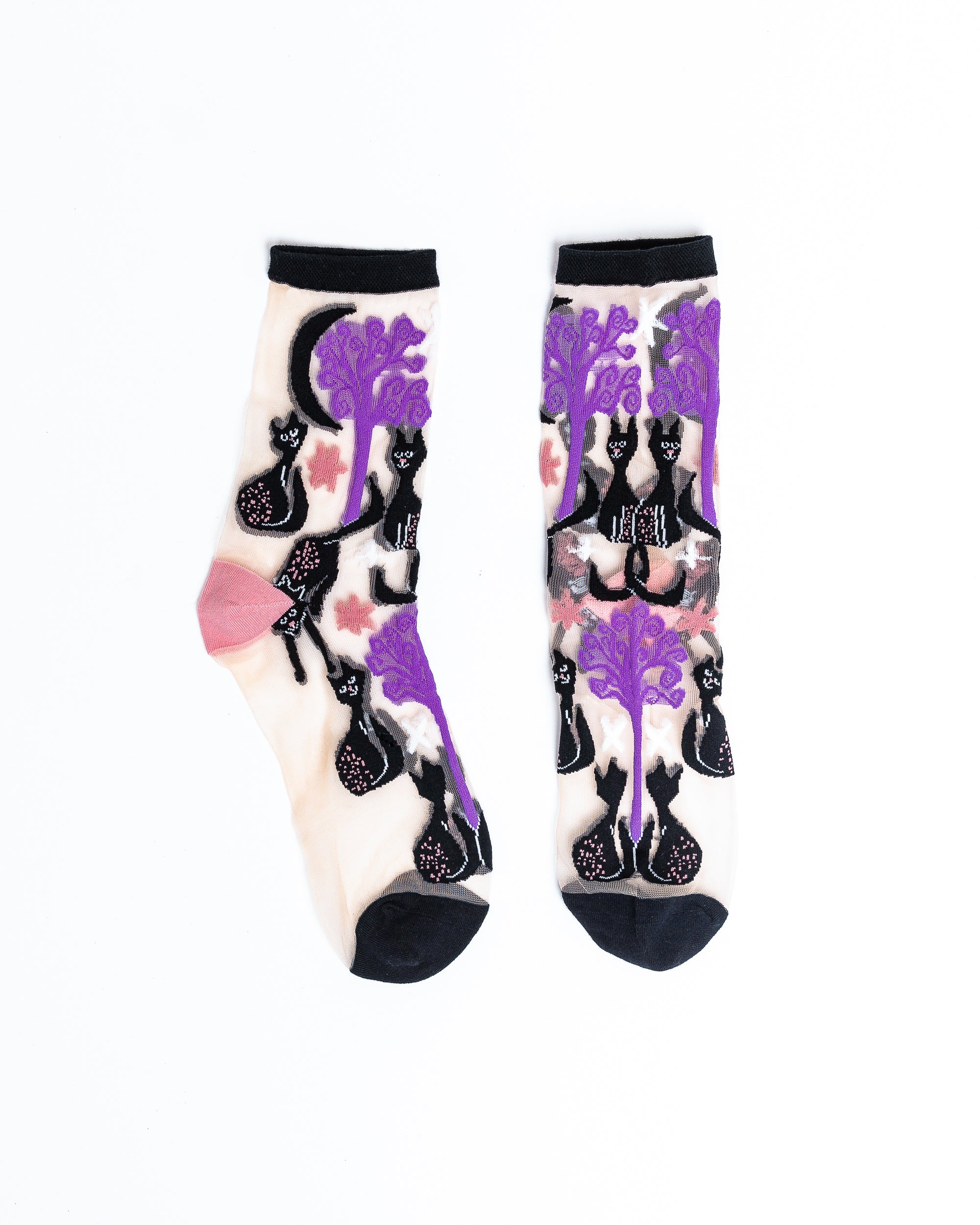 Halloween Cat Socks - Halloween Fashion Accessory – Sock Candy
