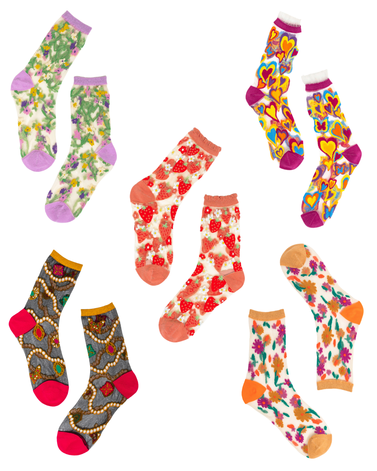 Sock Candy Sheer Socks - As Seen on Shark Tank Pitch